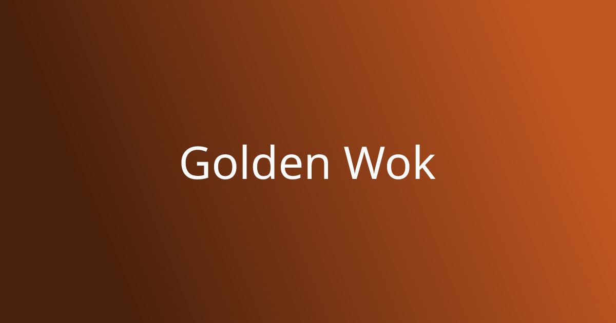 Best Chinese in Melbourne, FL | Golden Wok | Order Online